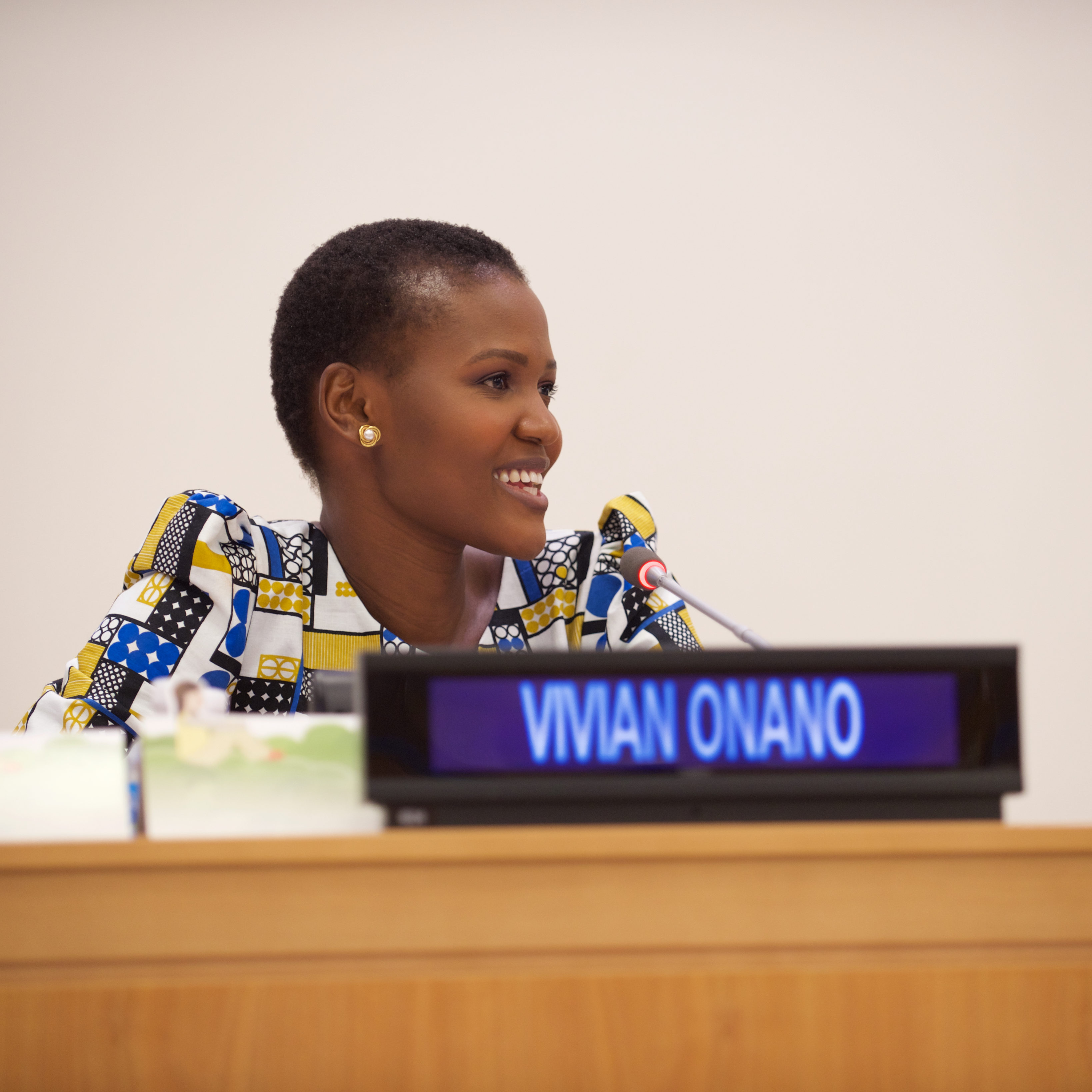 Vivian Onano spoke at a high-level UN General Assembly session on ...
